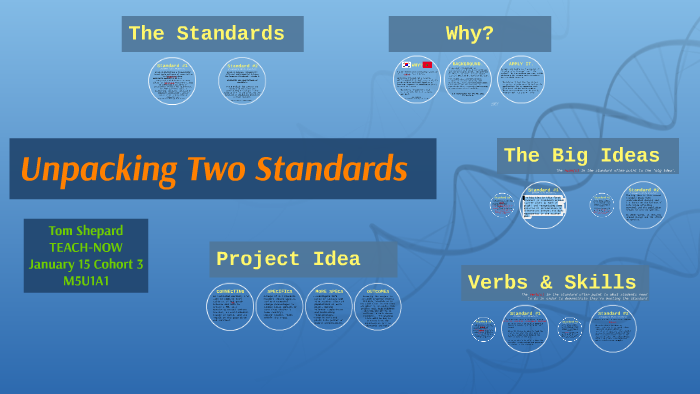 Unpacking Two Standards by Thomas Shepard on Prezi