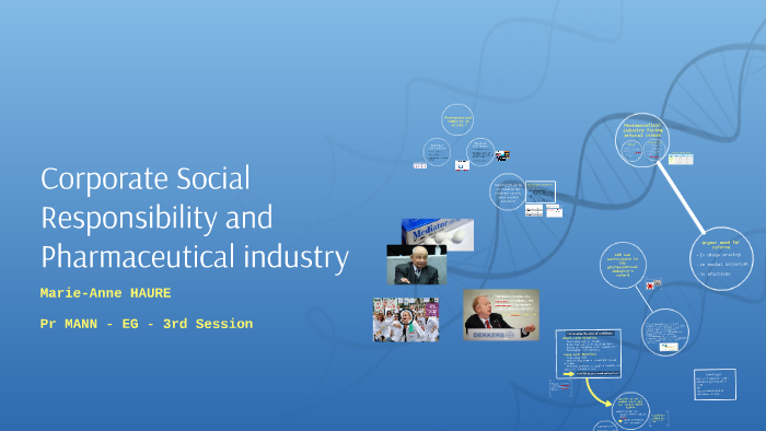 Corporate Social Responsibility and Pharmaceutical industry by Marie ...