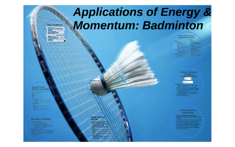 Applications of Energy and Momentum: Badminton by Jane Situ on Prezi