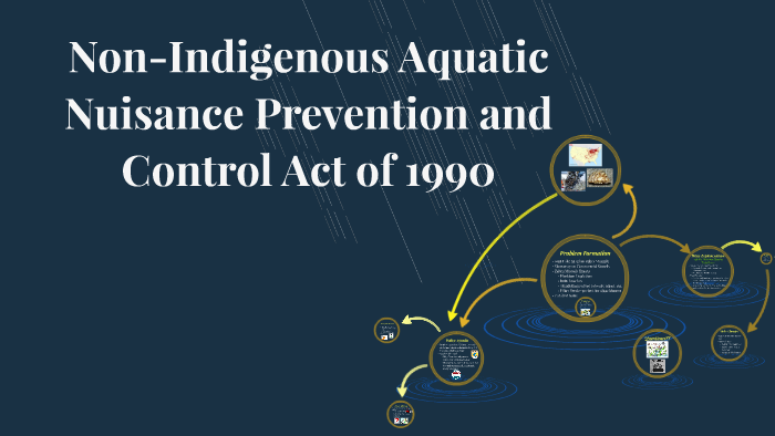 Non-Indigenous Aquatic Nuisance Prevention and Control Act o by ...
