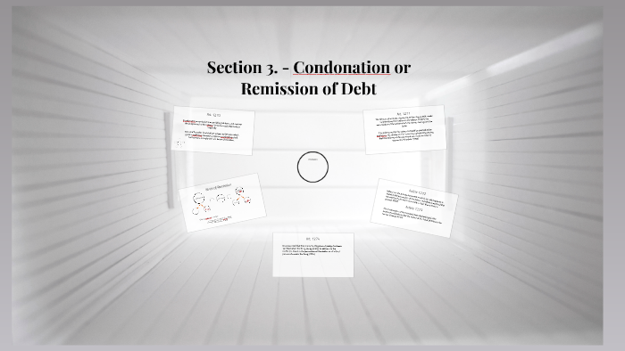 Section 3. - Condonation or Remission of Debt by Francesca Medina on Prezi