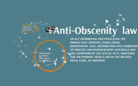 Anti-Obscenity law by leth cledera on Prezi