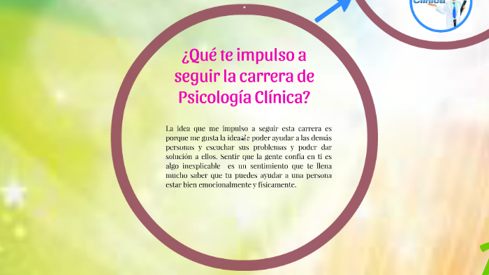 ¿Qué te impulso a seguir la carrera de Psicología Clínica? by Sulenny ...