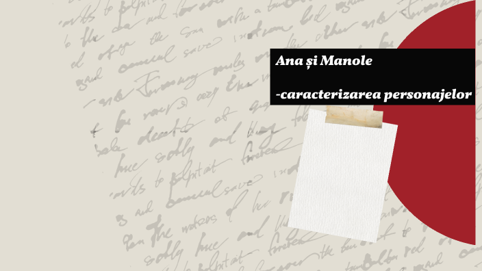 Manole și Ana- caracterizare de personaje by Melania Alexandra Popa on ...