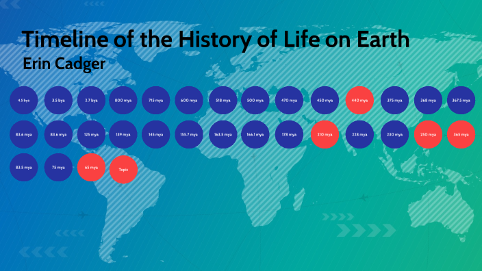 Timeline of the History of Life on Earth by Erin Cadger on Prezi