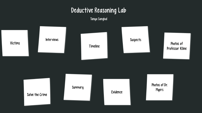 Deductive Reasoning Lab by Tanya Sanghal on Prezi