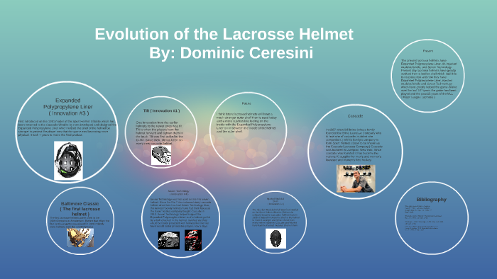 Evolution of the Lacrosse Helmet by Dominic Ceresini on Prezi