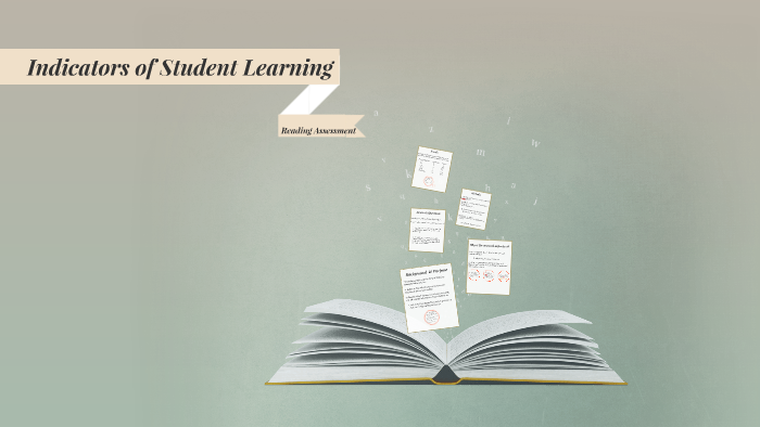 Indicators of Student Learning by Natalie Miller