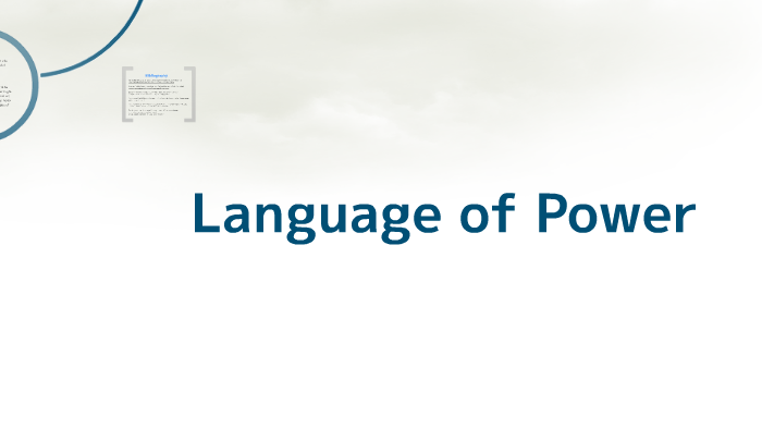 Language of Power by Linna l