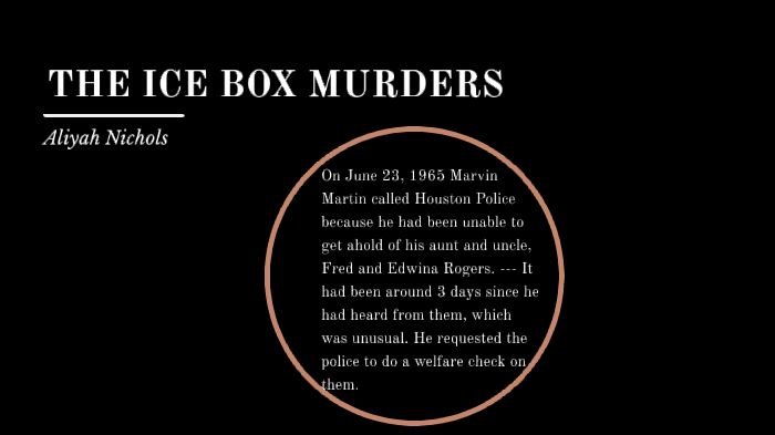 Ice Box Murders by Aliyah Nichols on Prezi
