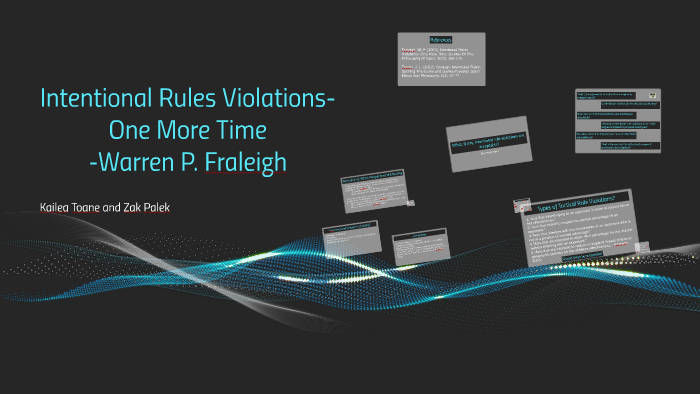 Intentional Rules Violations- One More TIme by Alexandria T on Prezi