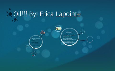 oil- a fossil fuel by Erica Lapointe