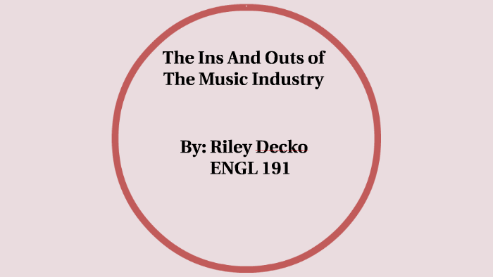 The Ins And Outs Of The Music Industry by Riley Decko on Prezi