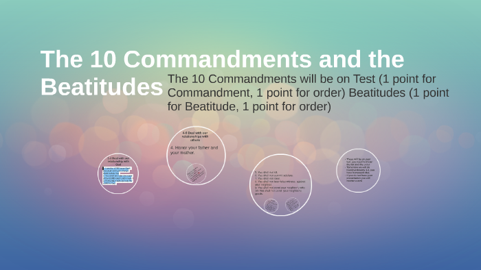 The 10 Commandments and the Beatitudes by Brian Kelsch on Prezi