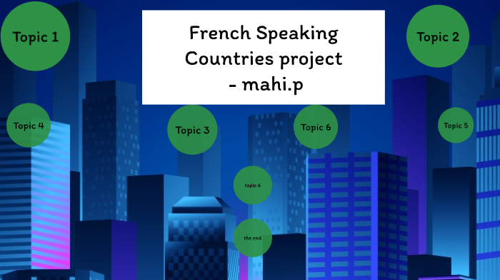 French Speaking Countries project by vraj pandya on Prezi