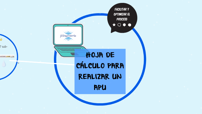 HOJA DE CALCULO PARA REALIZAR UN APU by Gala rincon mora on Prezi