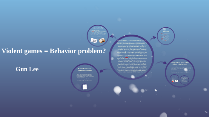 Violent games = Behavior problem? by Gun Lee on Prezi