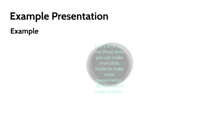 Example presentation by Christopher Chae on Prezi