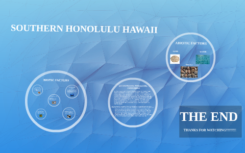 The ecosystem of southern Honolulu Hawaii by TYLER MROZ on Prezi