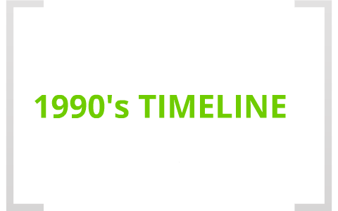 1990's timeline by porcuppine w