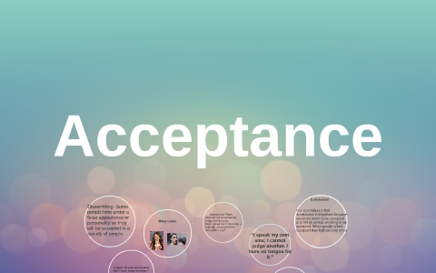 How are issues of acceptance important in today's society? by Becky ...