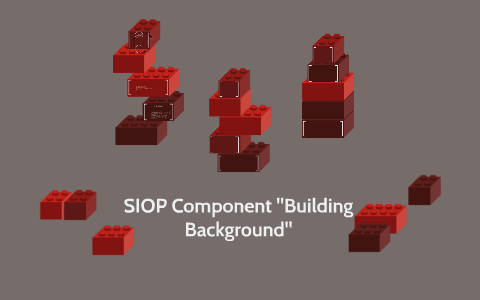 SIOP Component "Building Background" by Kay Smith on Prezi