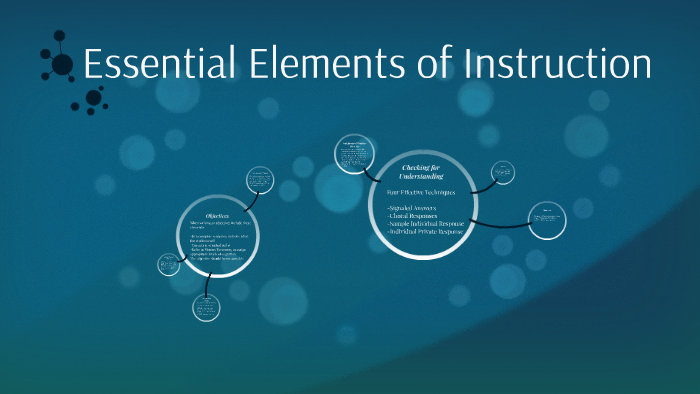 Essential Elements of Instruction by Robin Tankesley on Prezi