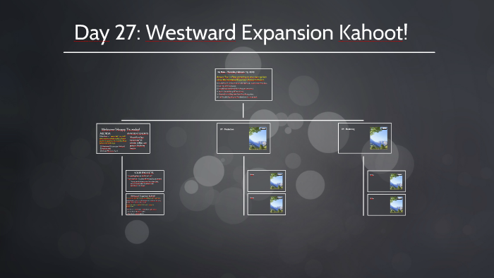 Day 27: Westward Expansion Kahoot! by Amelia Cheatum on Prezi