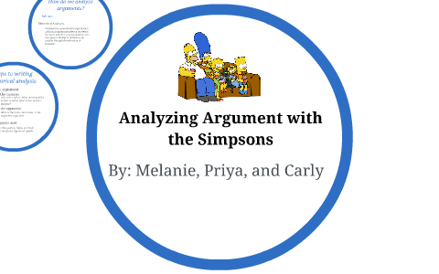 Analyzing Argument with the Simpsons by M B on Prezi