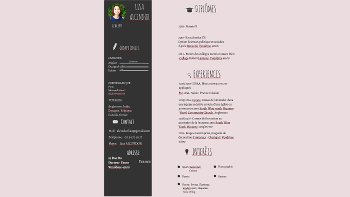 Mise a niveau en art appliquée by Lisa Alcindor on Prezi