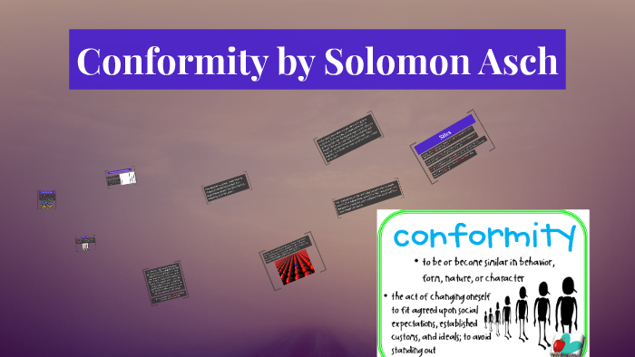 Conformity by Solomon Asch by Stephanie Walker on Prezi