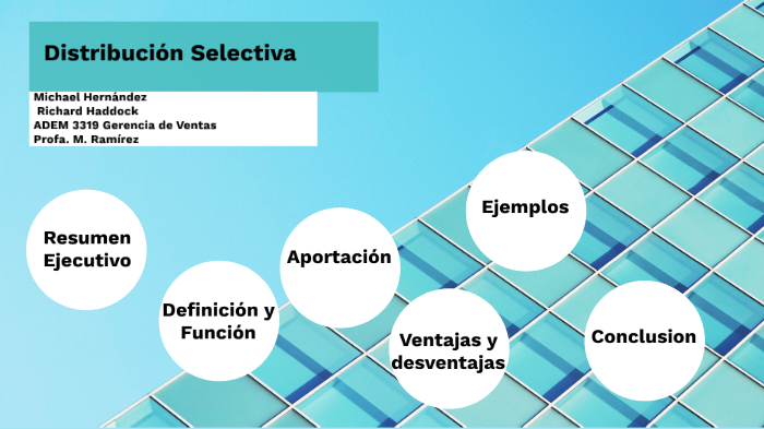 Distribucion Selectiva by Richard Haddock on Prezi