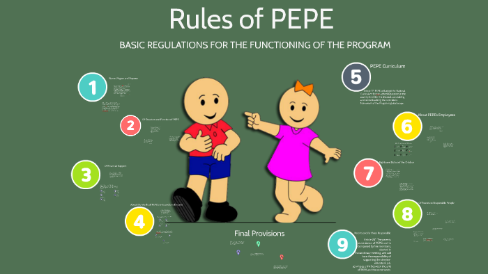 Rules of PEPE by Larissa Borges on Prezi