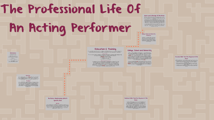 The Professional Life Of An Acting Performer by Chloe Coddington on Prezi