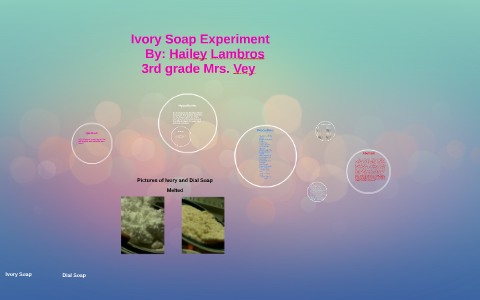 Ivory Soap Experiment by Lisa Lambros-Gibson on Prezi