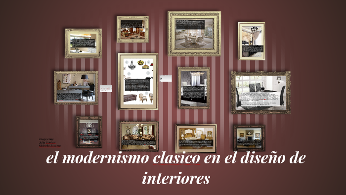 el modernismo clasico en el diseño de interiores by Michelle Jacome ...