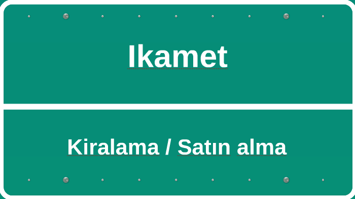 Ikamet by Sayit Özen on Prezi