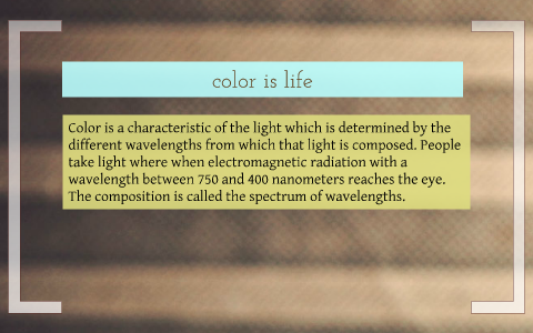 the history of color by marijn slotboom on Prezi