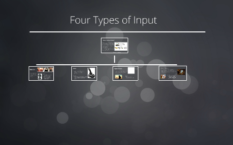 Four Types of Input by Kit Weisert on Prezi