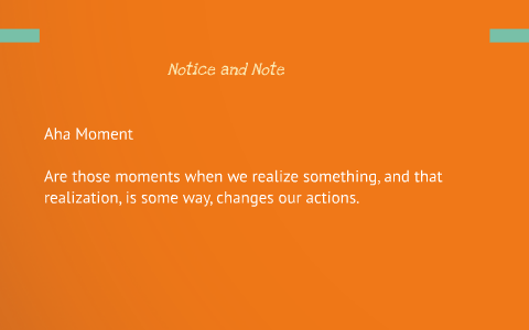 Memory Moments (Notice and Note) by Kenneth Nadeau on Prezi