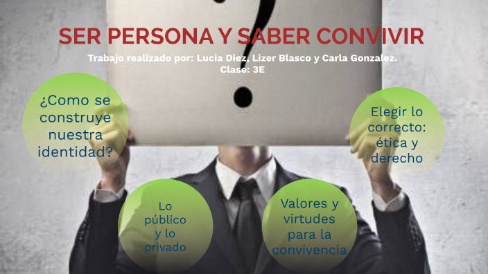 SER PERSONA Y SABER CONVIVIR by Lucia Diez Castejon on Prezi