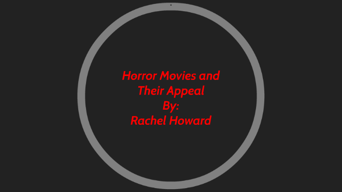 Horror Movies and Their Appeal by Rachel Howard on Prezi