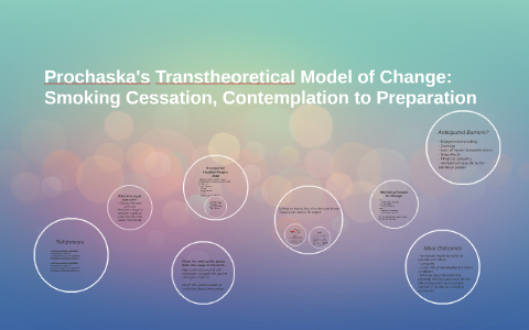 Prochaska's Transtheoretical Model of Change: by christine echtenkamp ...