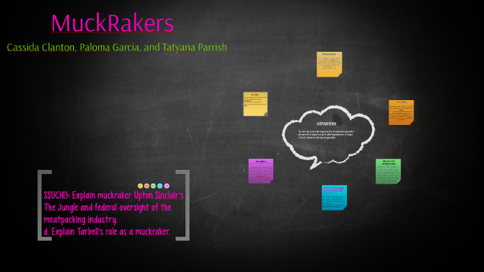 SSUCH13: Explain muckraker Upton Sinclair's The Jungle and f by Tatyana ...