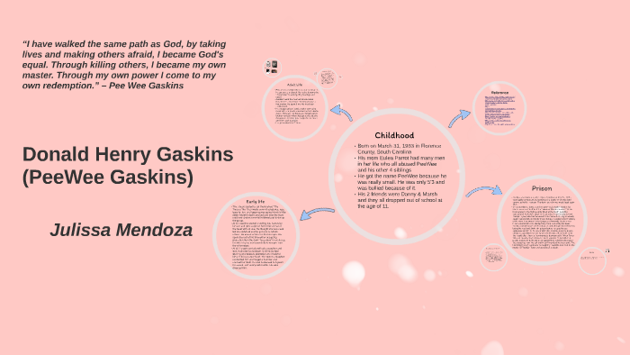 Donald Henry Gaskins (PeeWee Gaskins) by julissa mendoza on Prezi