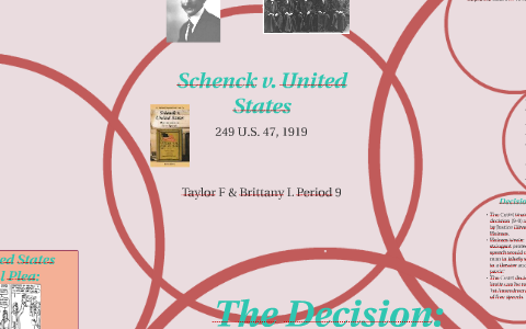 Schenck v. United States by Taylor Foster on Prezi
