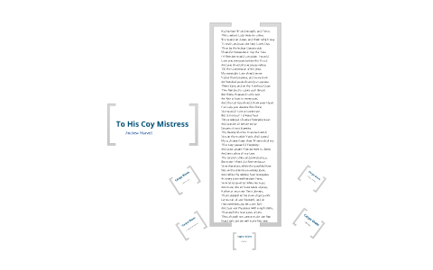 To His Coy Mistress by Jessica Matott on Prezi
