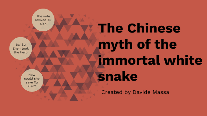 The Chinese myth of the immortal white snake by Nemesis _ on Prezi