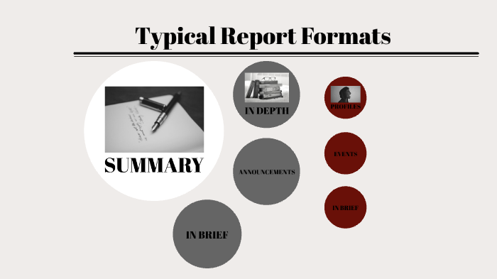 Typical Report Formats by alyazia mohamed on Prezi