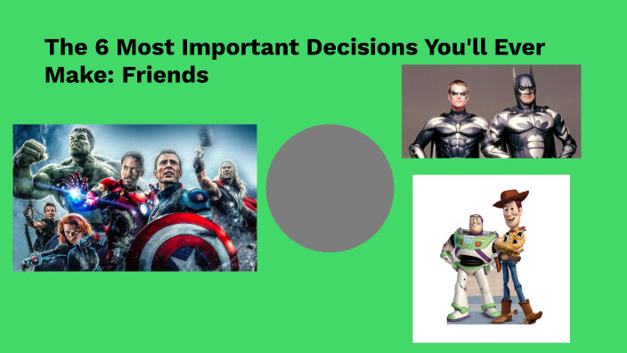 The 6 Most Important Decisions You'll Ever Make: Friends by Kim Scates ...